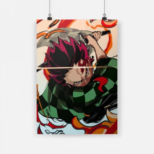 New Anime Demon Slayer Canvas Wall Art - Demon Slayer Store