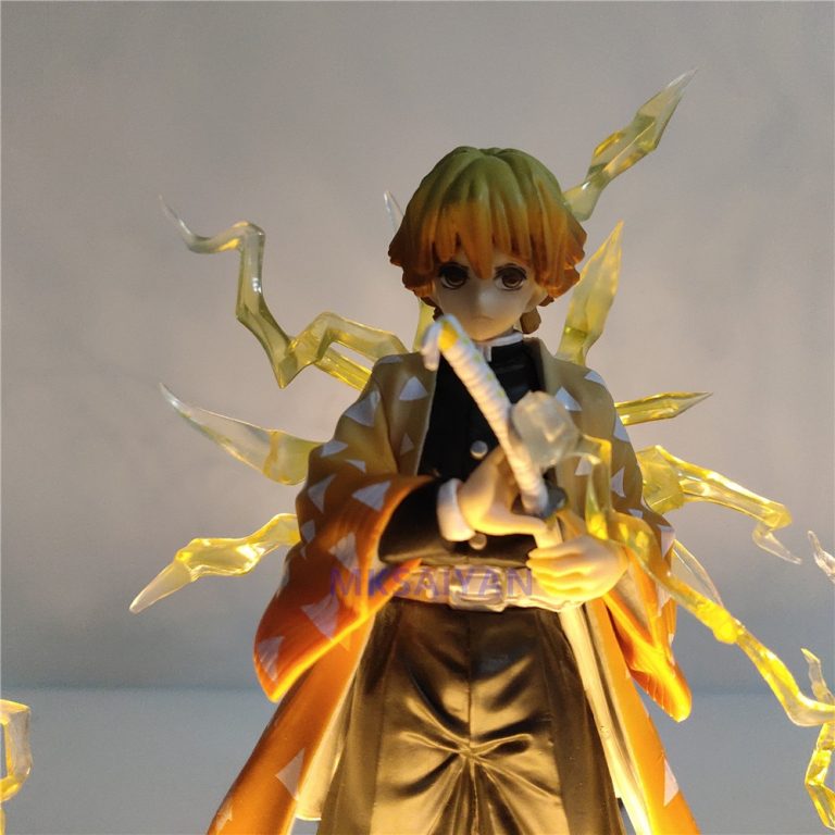Kimetsu no Yaiba Agatsuma Zenitsu Action Figure With Lamp - Demon ...