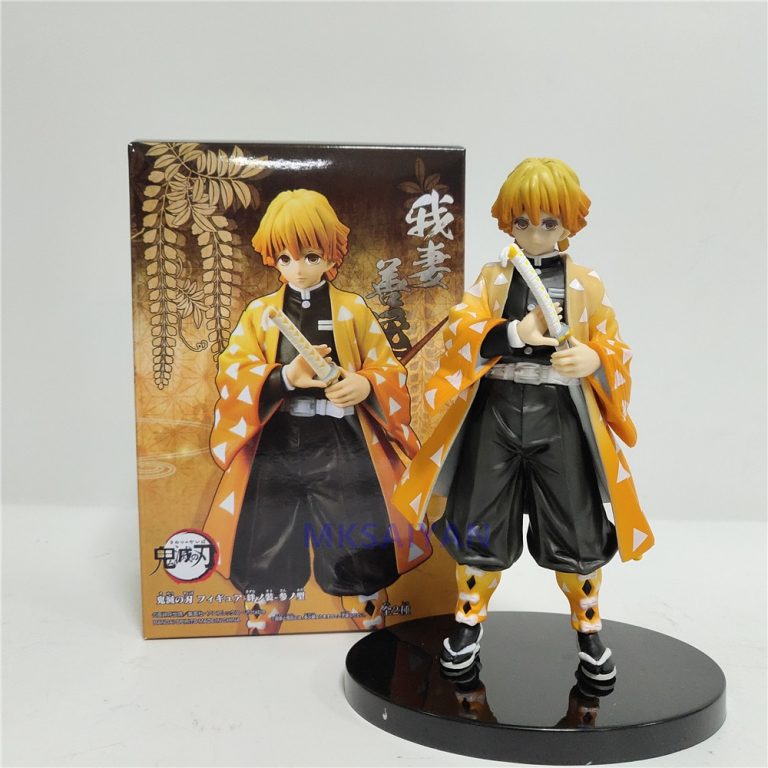 Kimetsu no Yaiba Agatsuma Zenitsu Action Figure With Lamp - Demon ...