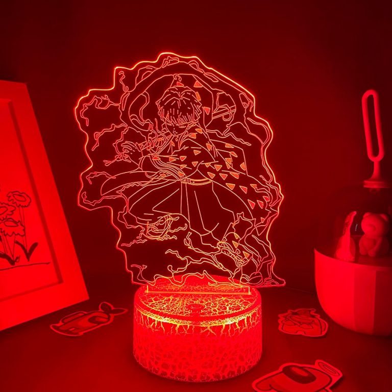 Agatsuma Zenitsu Kimetsu No Yaiba 3D Lamp - Demon Slayer Store
