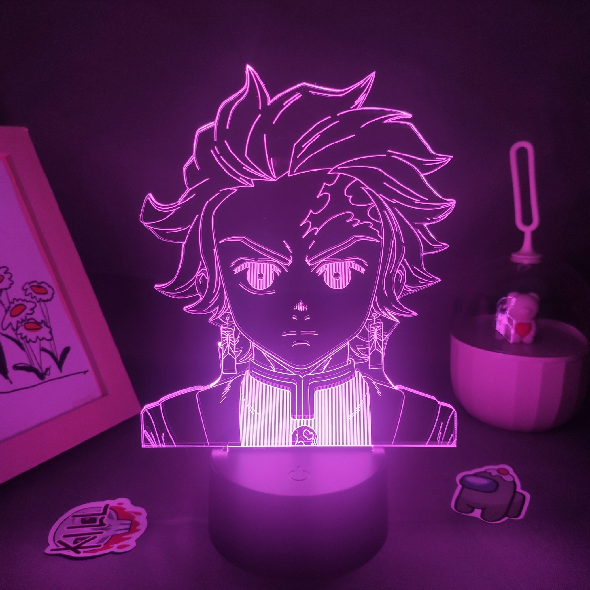 Agatsuma Zenitsu Demon Slayer 3D Led Lamp - Demon Slayer Store