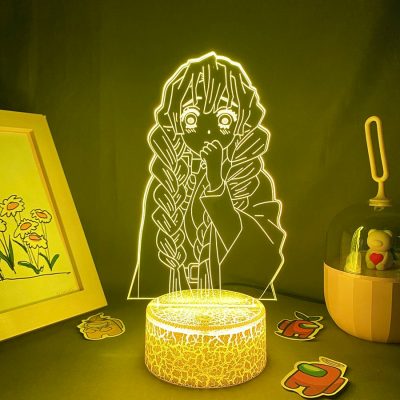 Mitsuri Kanroji 3D LED Neon Night Light - Demon Slayer Store