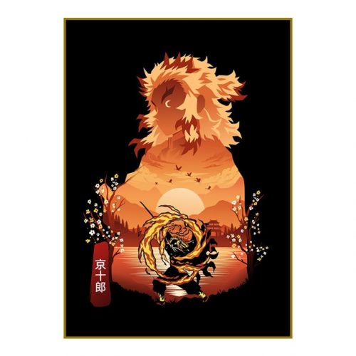 Hot Rengoku Kyoujurou Anime Demon Slayer Poster - Demon Slayer Store