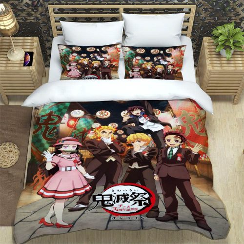 Demon Slayer Mitsuri Kanroji Bedding Set - Demon Slayer Store