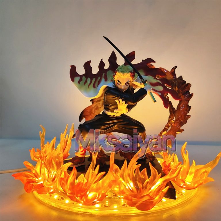 Demon Slayer Rengoku Kyoujurou Fire Led Lamp - Demon Slayer Store