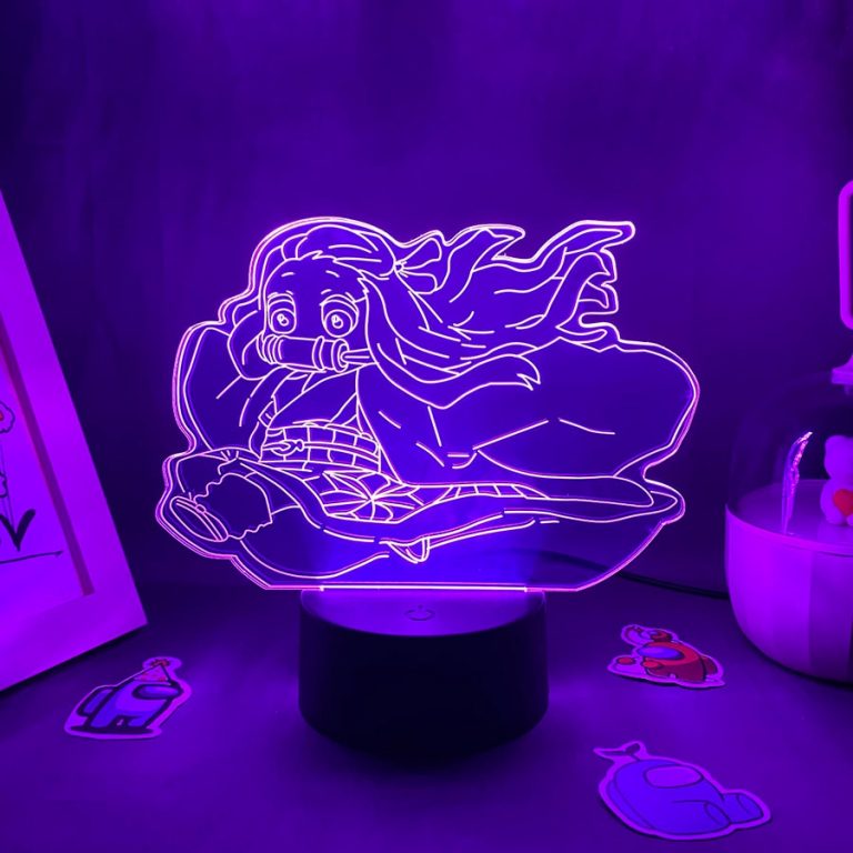 Kamado Nezuko Kimetsu No Yaiba 3D Lamp - Demon Slayer Store