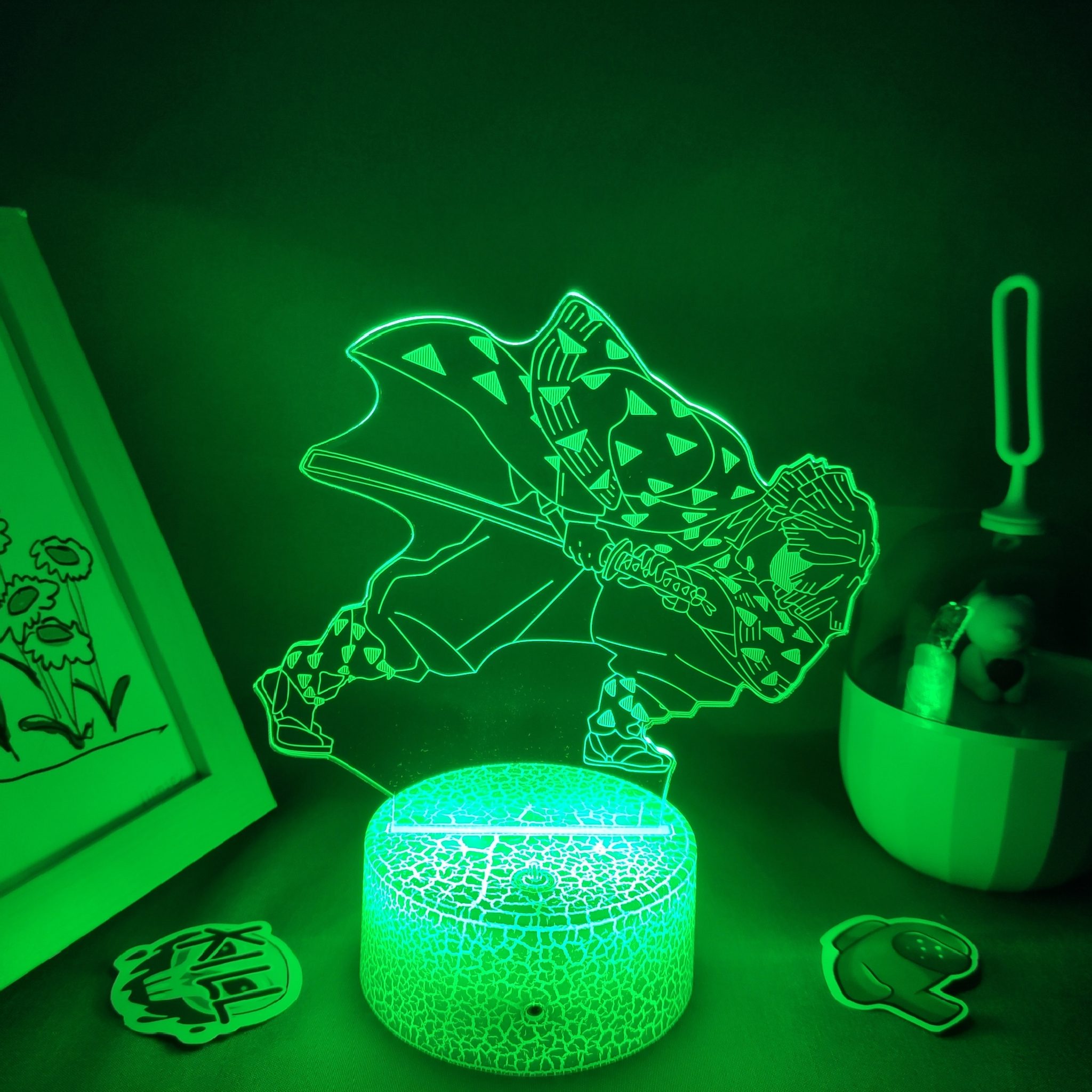 Agatsuma Zenitsu Figure 3D LED Lamp - Demon Slayer Store