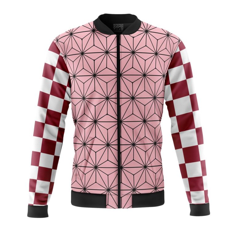Nezuko Kamado Demon Slayer Casual Bomber Jacket - Demon Slayer Store