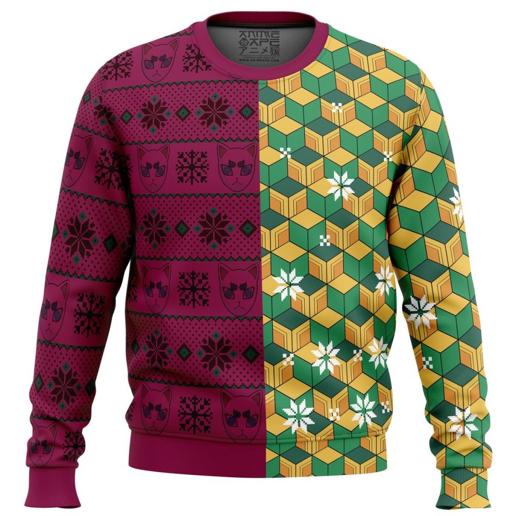Giyu Tomioka Demon Slayer Ugly Christmas Sweater - Demon Slayer Store