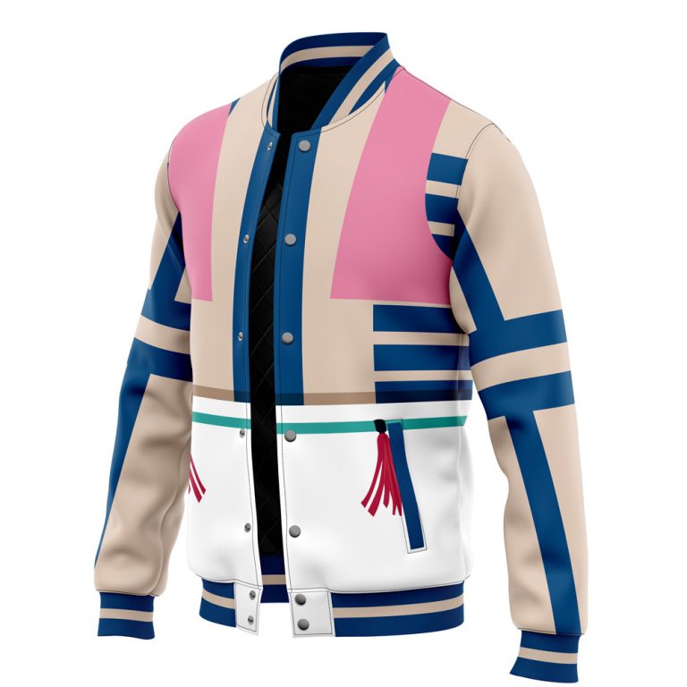 Akaza Pattern Demon Slayer Varsity Jacket - Demon Slayer Store