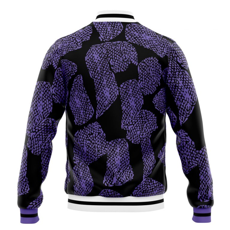 Kokushibo Pattern Demon Slayer Varsity Jacket - Demon Slayer Store