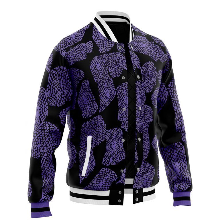 Kokushibo Pattern Demon Slayer Varsity Jacket - Demon Slayer Store