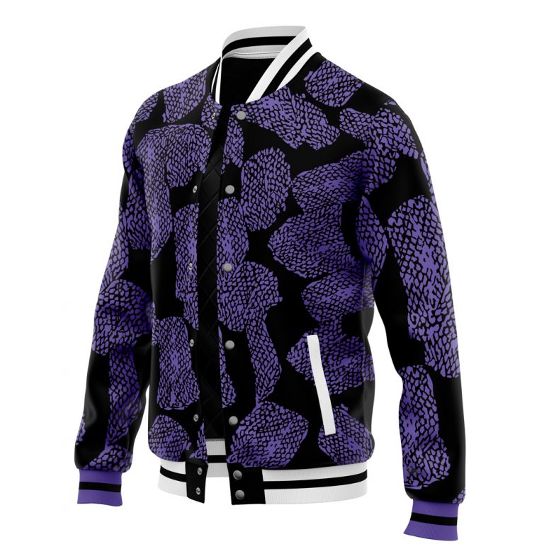 Kokushibo Pattern Demon Slayer Varsity Jacket - Demon Slayer Store