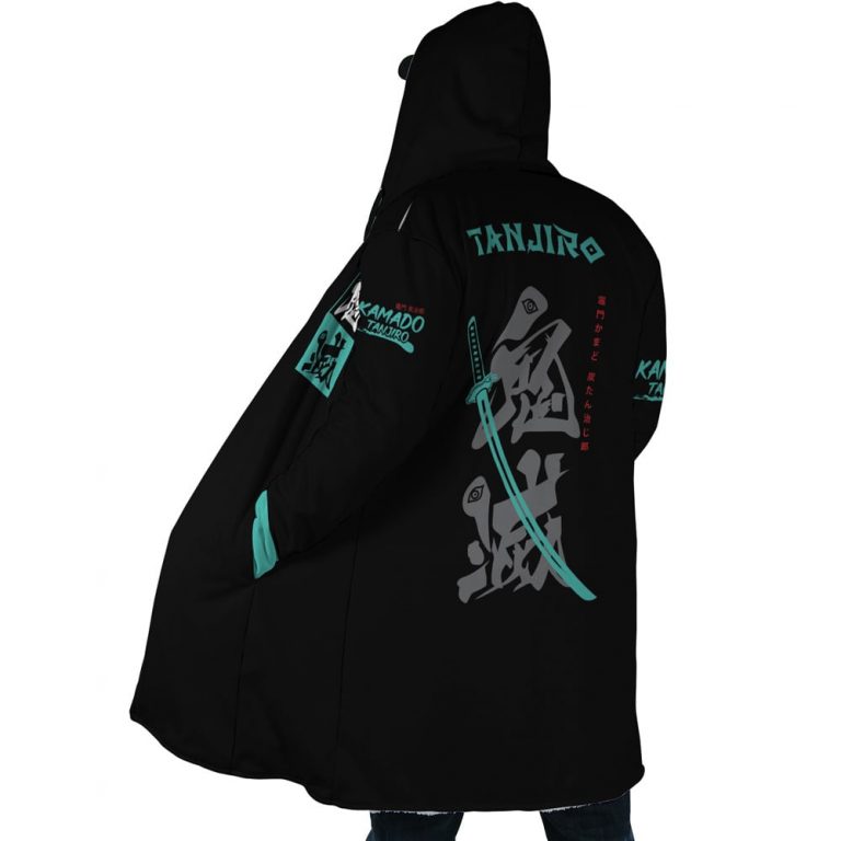 Tanjiro Kamado Samurai Demon Slayer Dream Cloak Coat - Demon Slayer Store