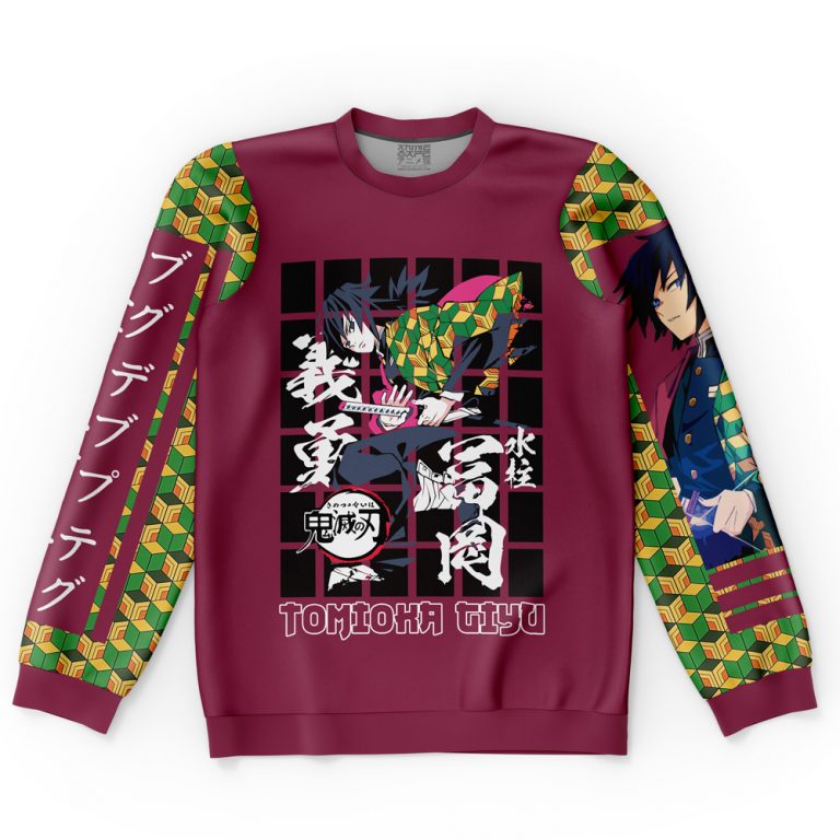Tomioka Giyu Demon Slayer 3D Sweatshirt - Demon Slayer Store