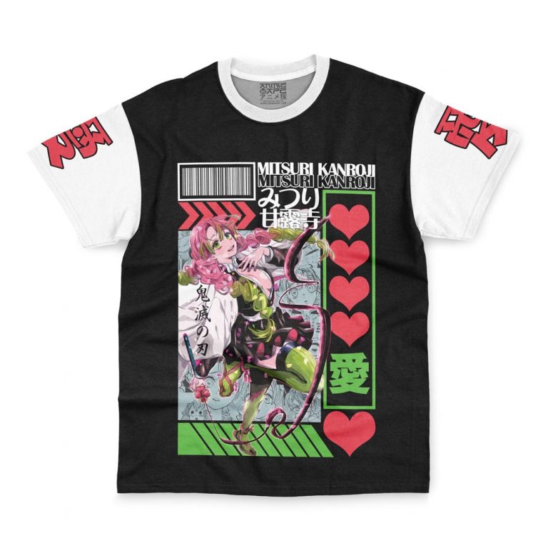 Mitsuri Kanroji Demon Slayer 3D T-Shirt - Demon Slayer Store