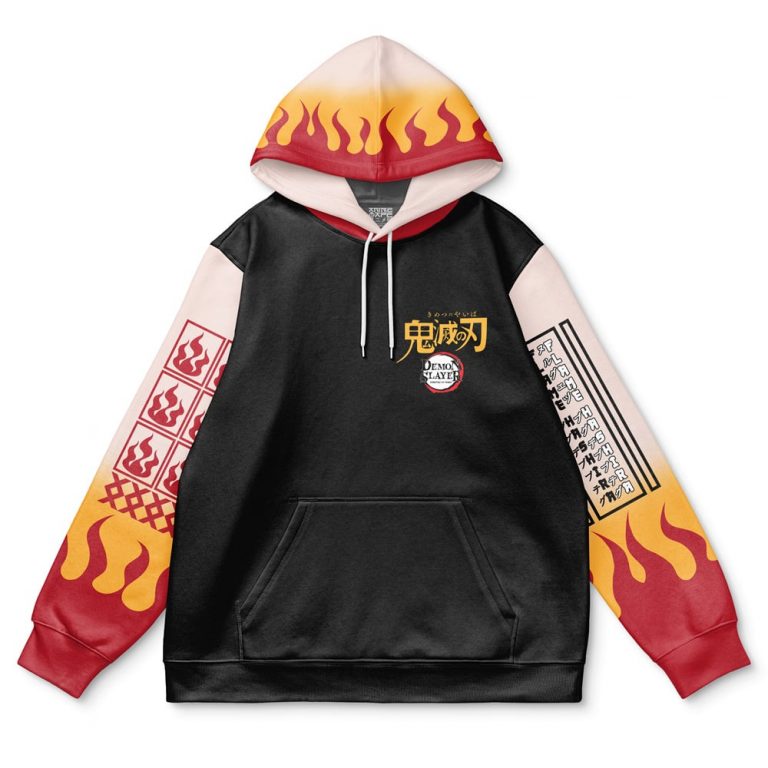 Kyojuro Rengoku Demon Slayer 3D Hoodie - Demon Slayer Store