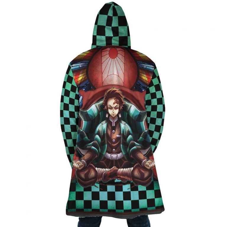 Trippy Kamado Tanjiro Demon Slayer Dream Cloak Coat - Demon Slayer Store