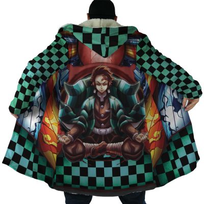 Trippy Kamado Tanjiro Demon Slayer Dream Cloak Coat - Demon Slayer Store