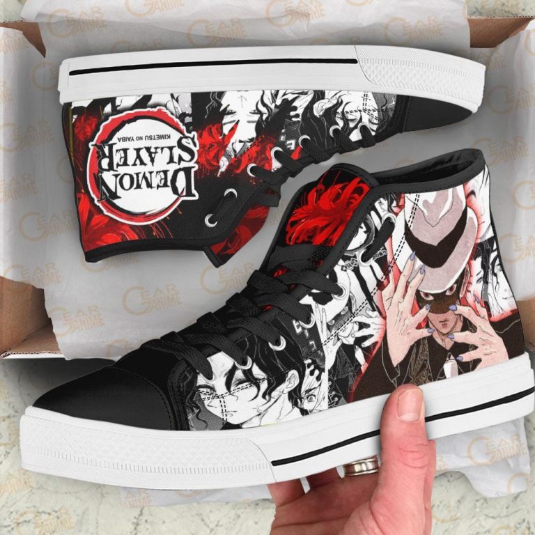 Muzan High Tops Canvas Shoes - Demon Slayer Store